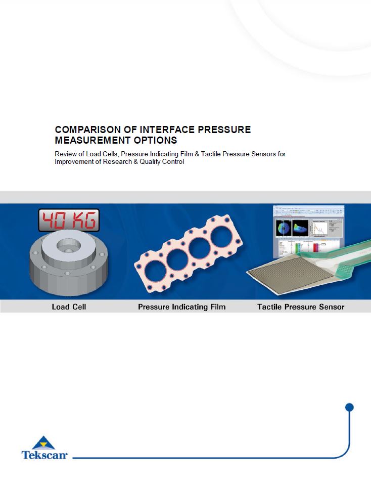 Comparison of Interface Pressure Measurement Options | Tekscan